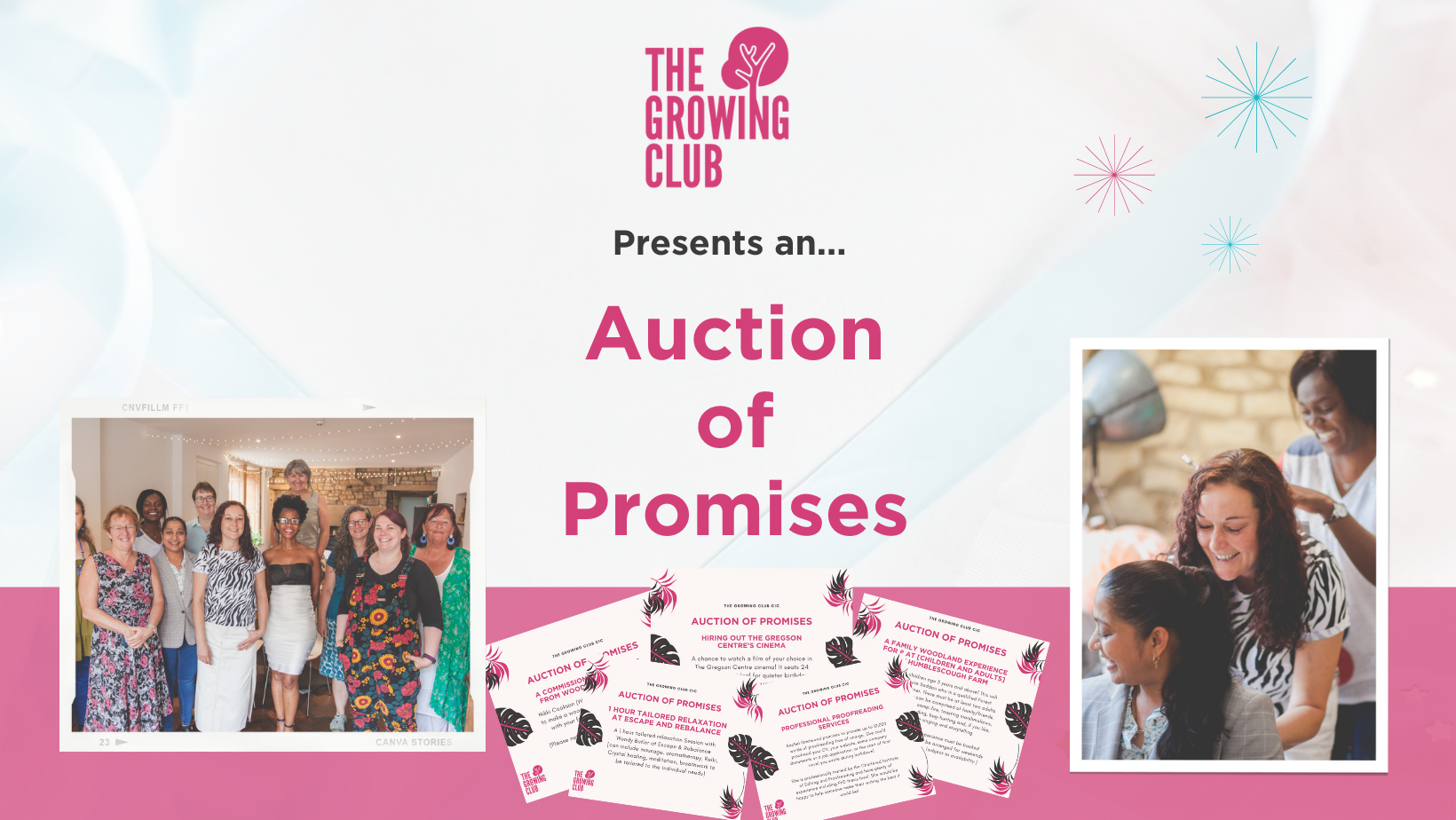 Auction of Promises! - The Growing Club